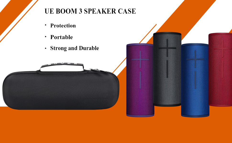Amazon.com: BOVKE Estuche rígido de viaje para Ultimate Ears UE Boom 3 altavoz inalámbrico ...
