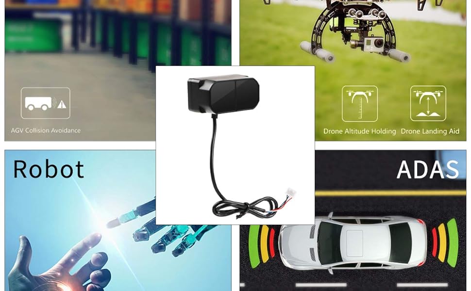 Amazon.com : TFmini Plus Lidar Module Single-Point Micro Range Finder 0 ...