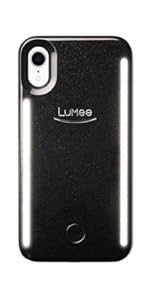 Amazon.com: LuMee Duo Phone Case, Metallic Rose Marble | Front & Back LED Lighting, Variable ...