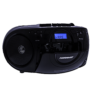 Amazon.com: Koramzi Portable CD Boombox Full Range Stereo Sound System w/Top-Loading MP3 CD ...