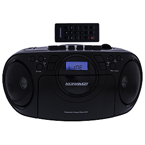 Amazon.com: Koramzi Portable CD Boombox Full Range Stereo Sound System w/Top-Loading MP3 CD ...