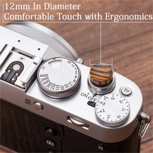 Amazon.com : VKO Wood Soft Shutter Release Button,Delicate Camera Shutter Button 12mm Concave ...