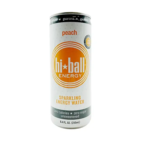 Peach Sparkling Energy Water, 8.4 fluid ounce at Whole Foods Market
