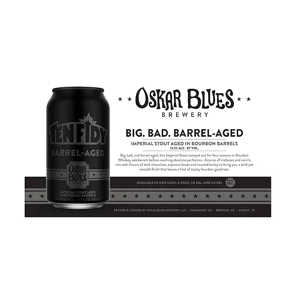 Oskar Blues Ten Fidy Barrel-Aged Imperial Stout 4 Pack 12 oz can at Whole Foods Market