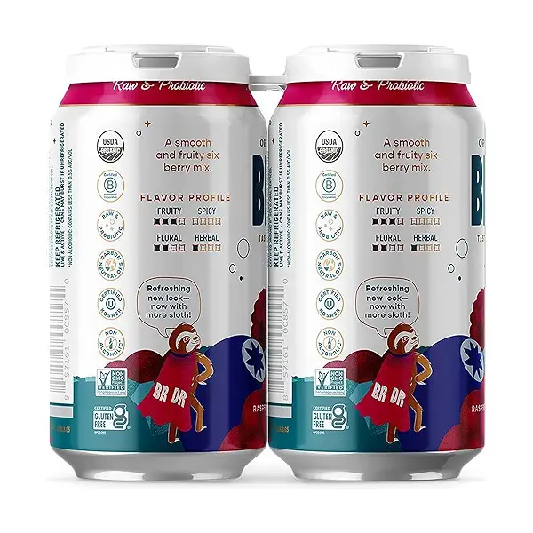 Brew Dr Kombucha Superberry 12oz 4-pk at Whole Foods Market