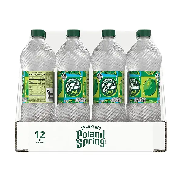 Sparkling Water, Zesty Lime, 33.8 oz. Bottles (Pack of 12) at Whole Foods Market