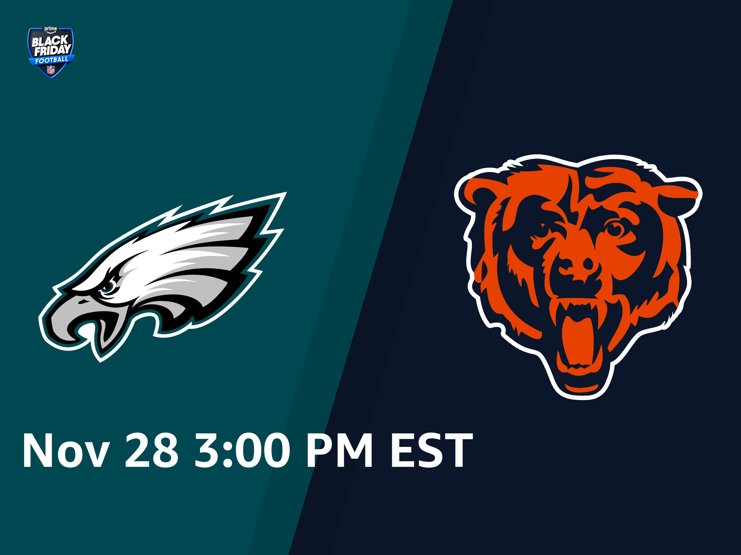 Prime Video: Bears vs. Eagles