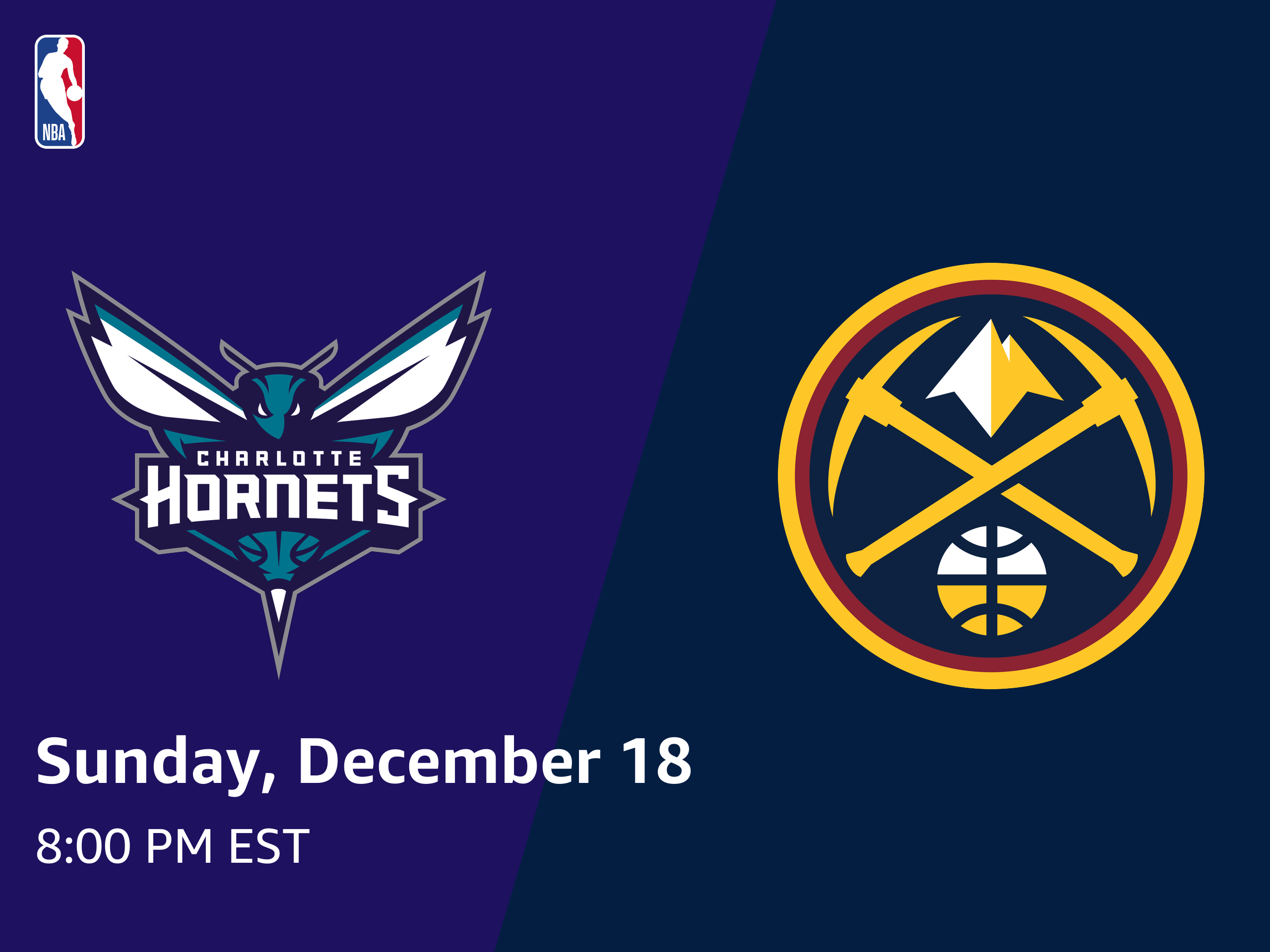 برايم فيديو: Charlotte Hornets at Denver Nuggets