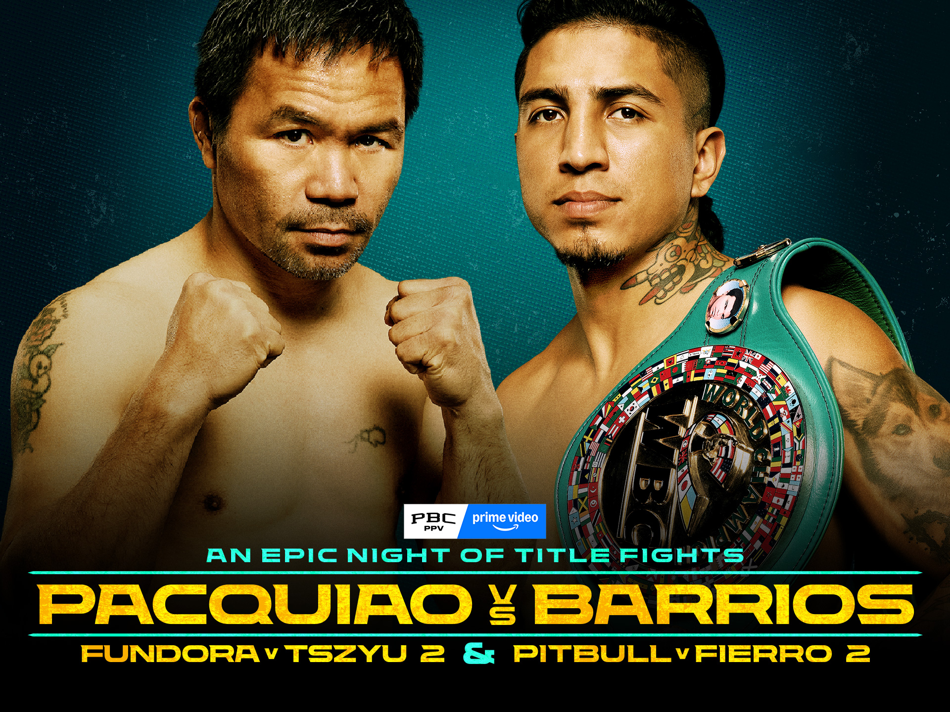 Prime Video: Manny Pacquiao vs. Mario Barrios: Main Event