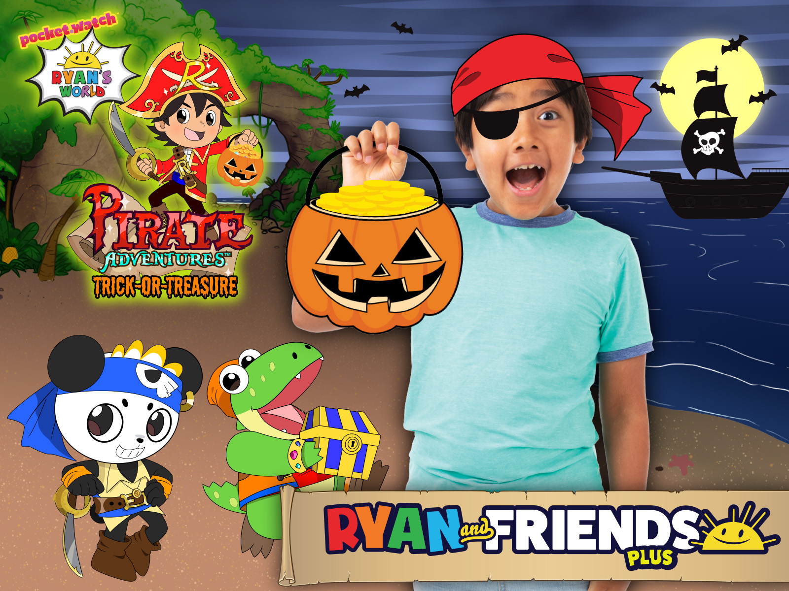Prime Video: Ryan's World Pirate Adventures Trick-or-Treasure