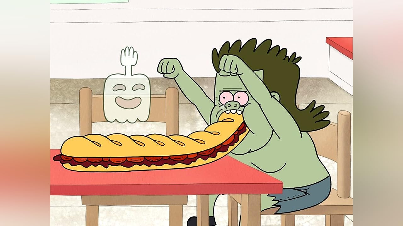 Thomas Regular Show Brain Freeze