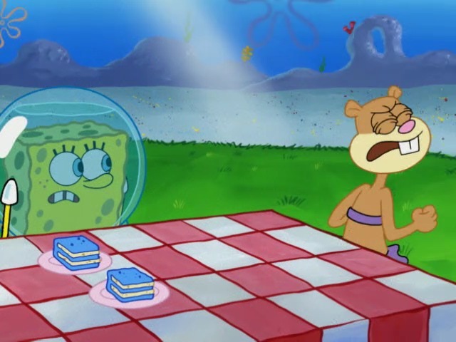 Spongebob Sandy Spongebob And The Worm