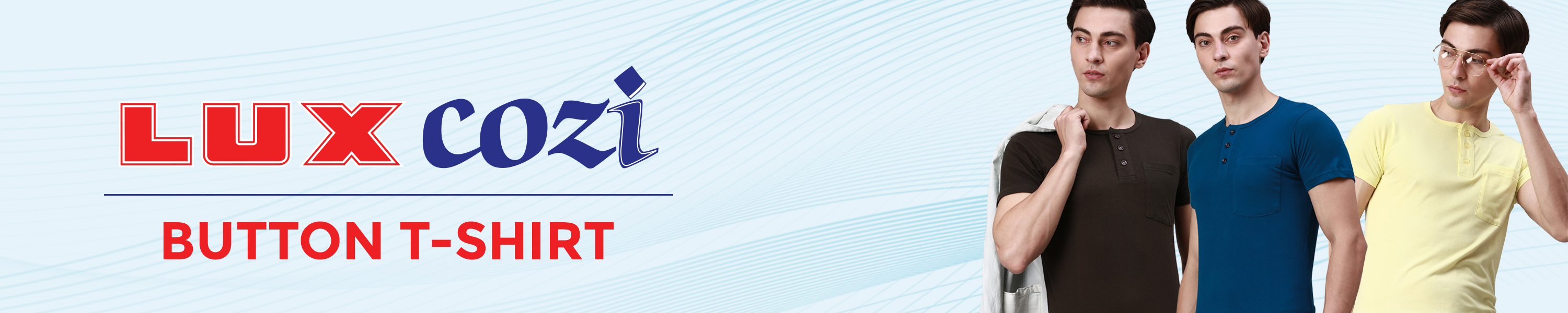 Amazon.in: Lux Cozi: Cozi Button T-Shirt