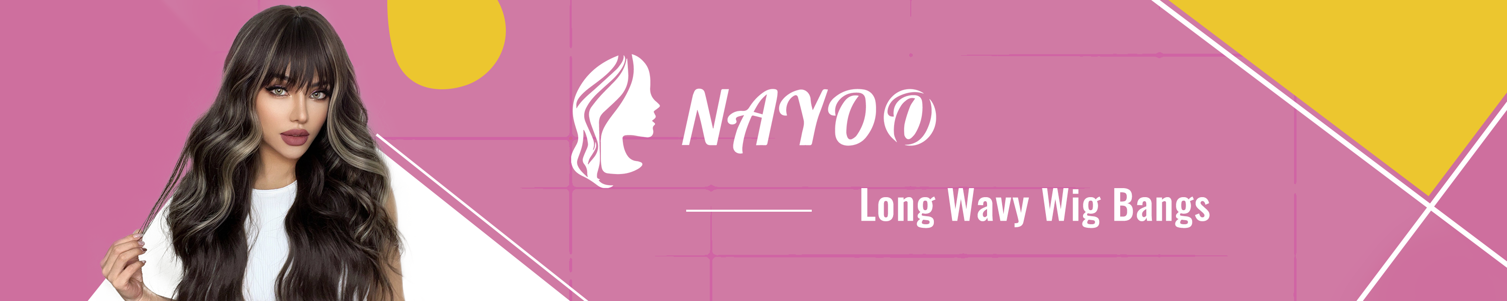 Amazon.com: NAYOO: LONG WAVY WIG WITH BANGS