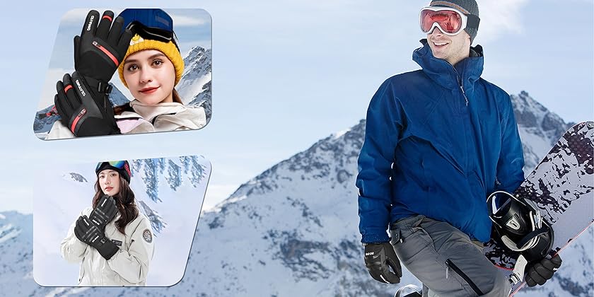 Amazon.com: Cevapro: Ski Gloves -40°F