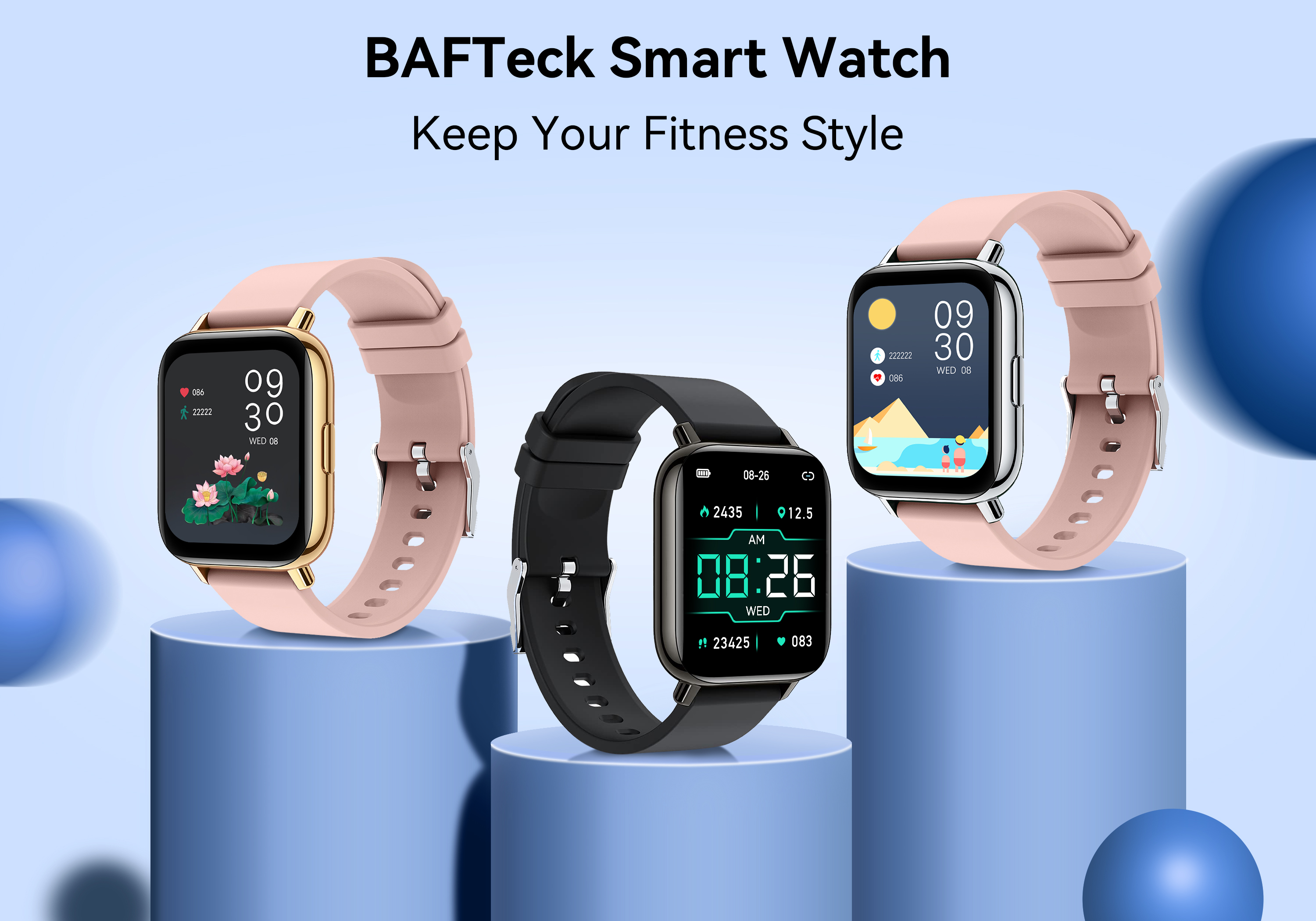 Amazon.com: BAFTeck®: smart watch-P32