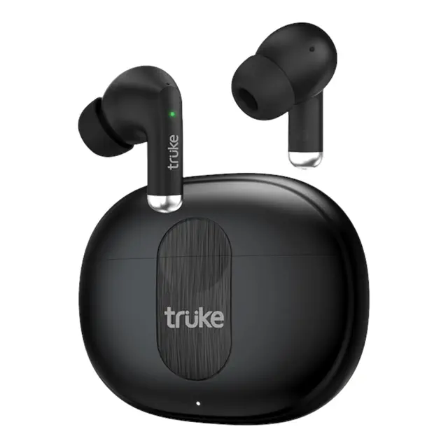 Truke Buds A1 True Wireless Earbuds With Hybrid Anc - 48H Playtime, Quad-Mics, Fast Charging