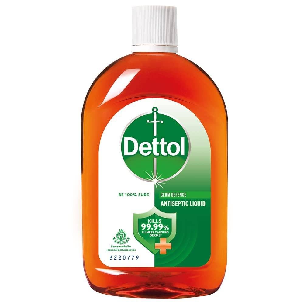 Buy Dettol Antiseptic Liquid for First Aid, Surface Disinfection and ...