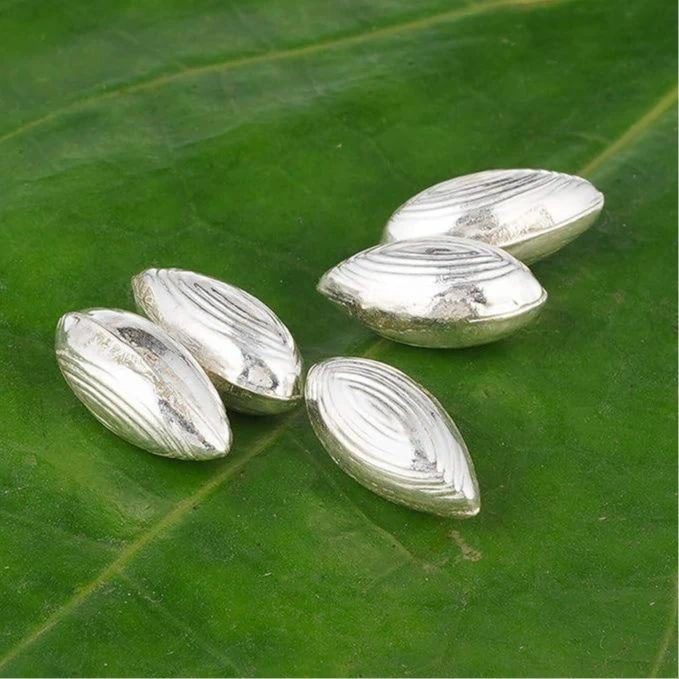 Buy 925 Pure Silver Combo of 5 Elaichi for Home Pooja, Gift Purpose and ...