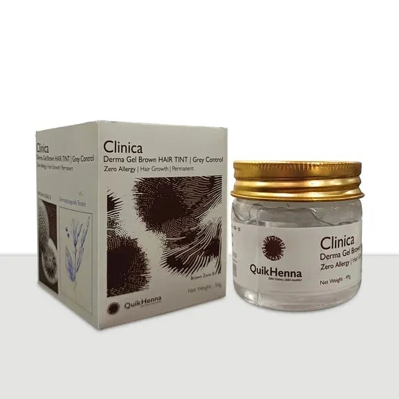 Buy QH+ Clinica Organic Gel Derma Tint Hair Color – 46g | QuikHenna