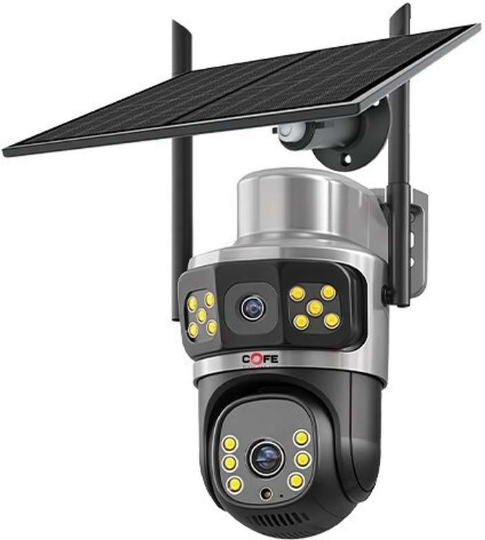 COFE 4G Solar Camera – Linkage Dual Lens, SIM,10 Days Backup