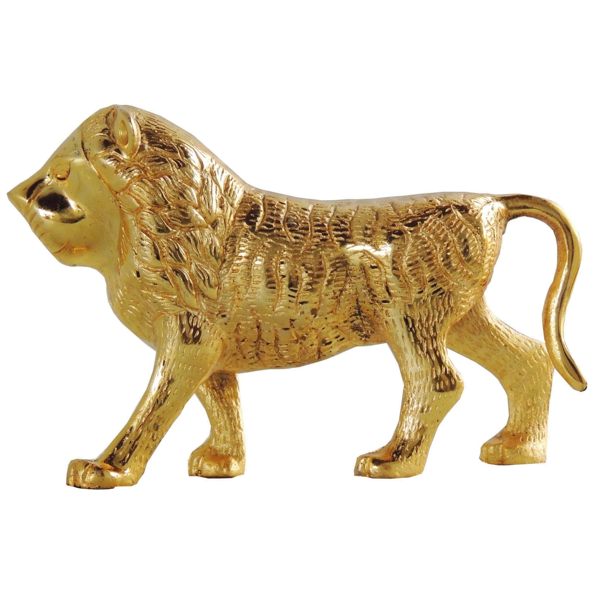 Buy Aluminium Lion Gold (ASMAS214 G) | Metal ArtWare Solution