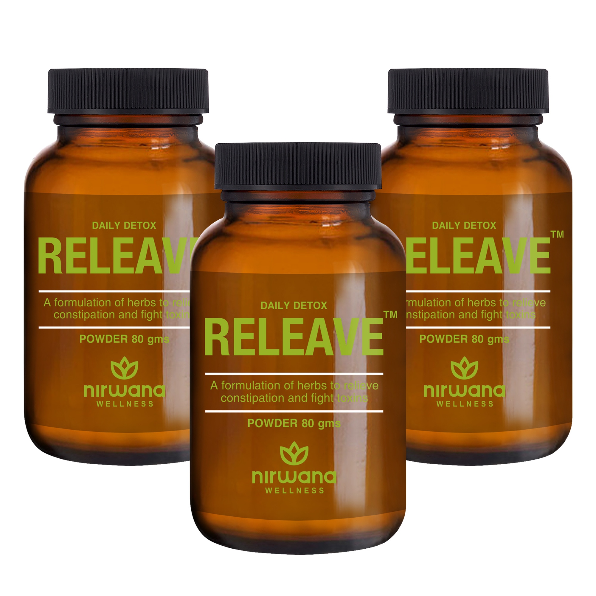 Buy Releave Herbal Detox Powder – Pack of 3 | Natural Stomach Cleanse ...