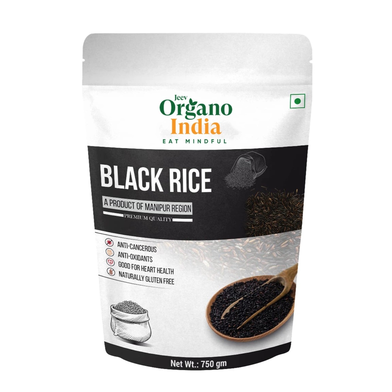 Buy Black Rice | Chak-hao Manipur Black Rice | GI tagged Manipur Black ...