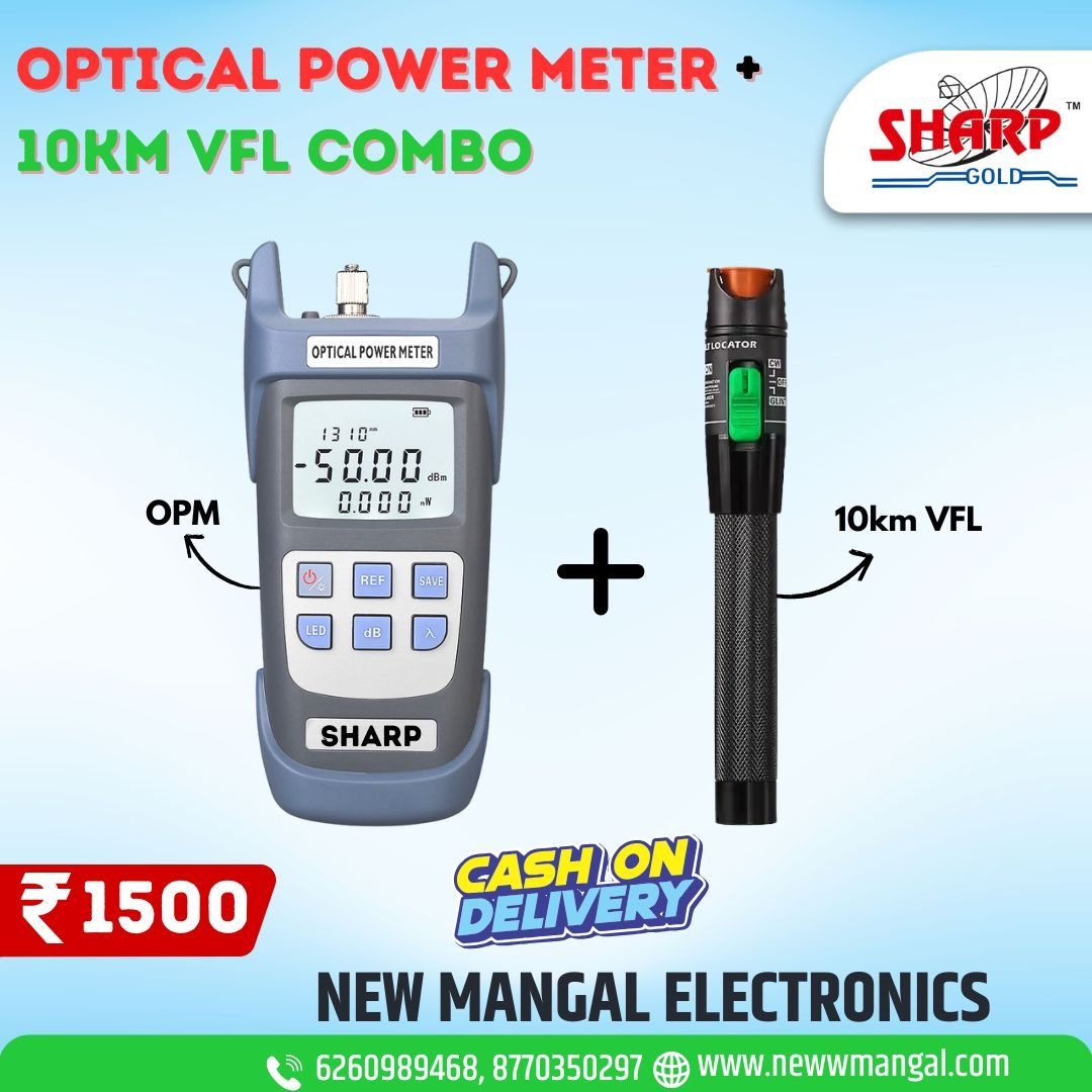 Buy (Optical Power Meter) + (10Km Vfl Laser Light) Combo Pack | New ...