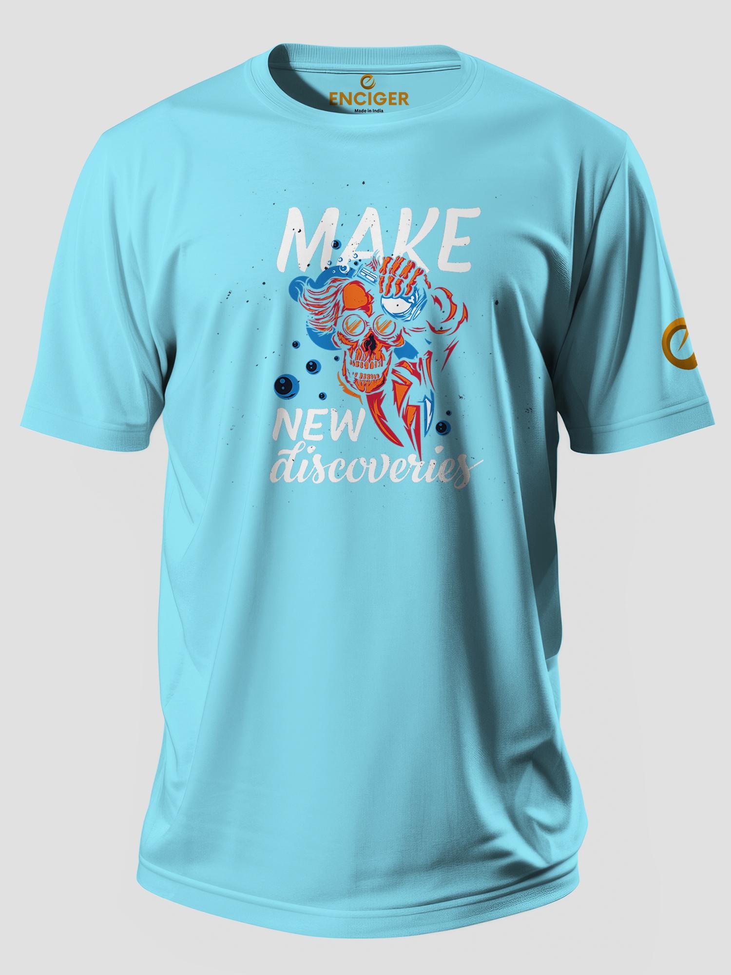 Buy Horizon Sky Blue Tee – Make New Discoveries | ENCIGER