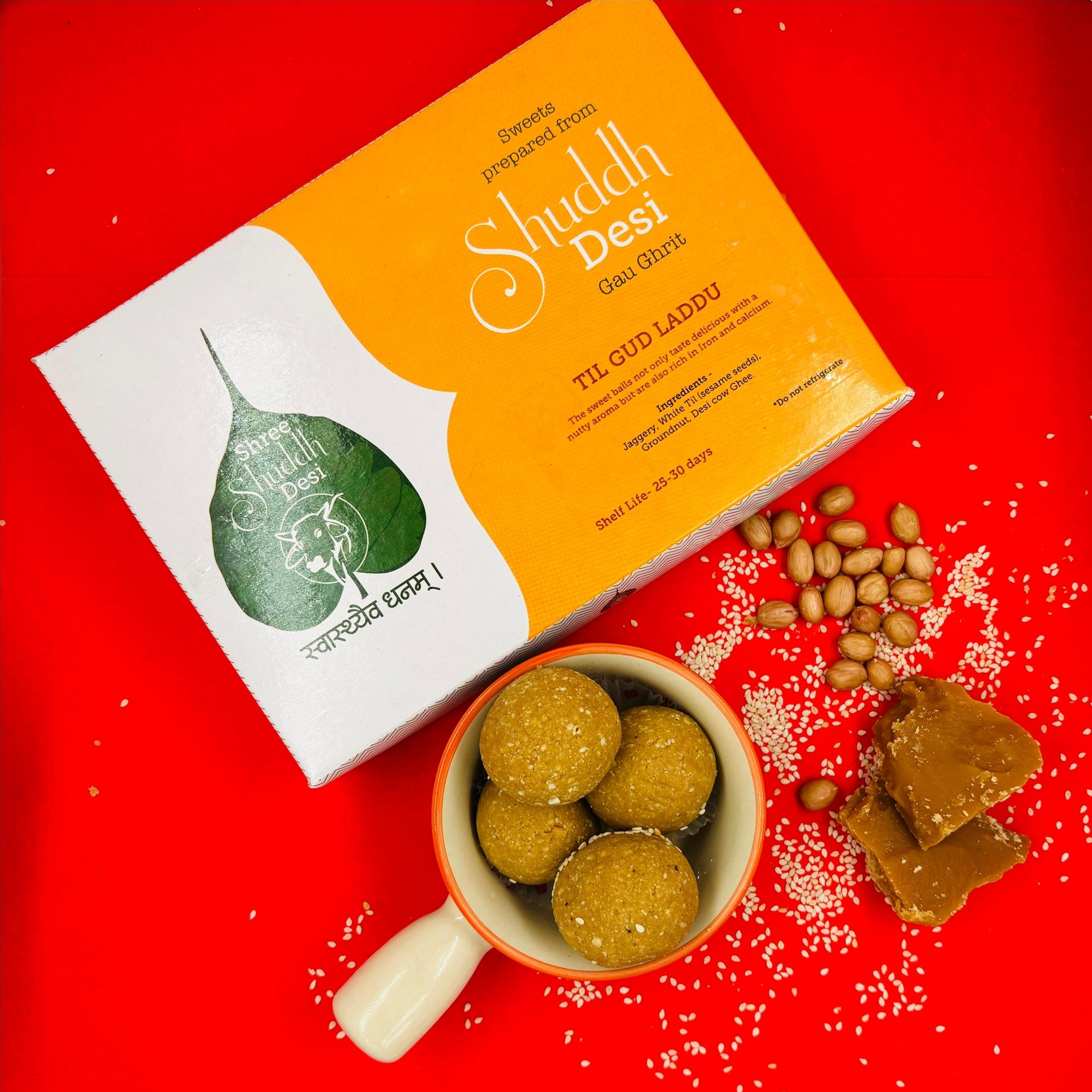 Buy Til Gud Laddu -450gm | Shree Shuddh Desi