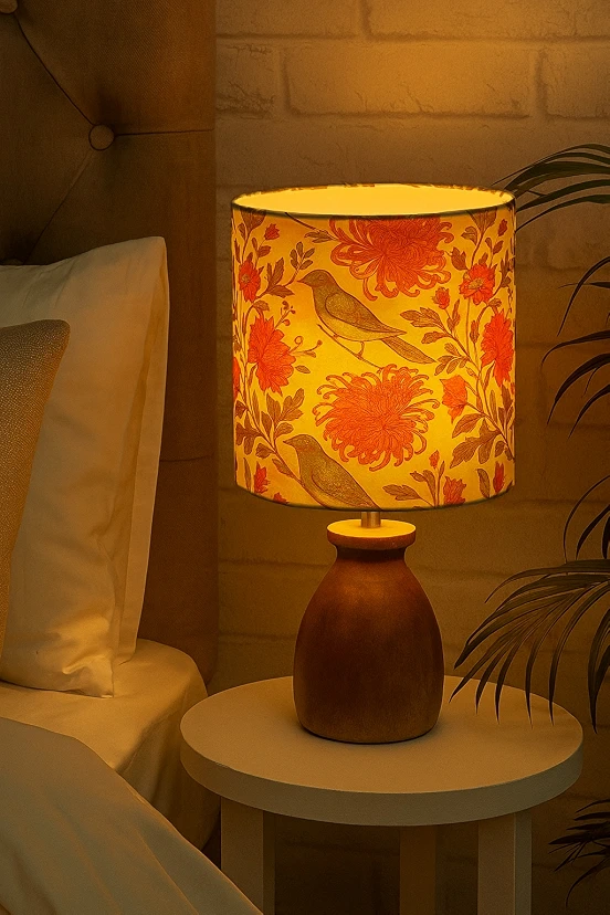 Buy Avani Wooden Dome Dowel Pot Table Lamps Vintage Small Lamps ...