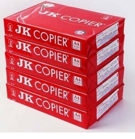 Buy JK Red Copier Paper A4 Size 75 Gsm (5 Ream/2500 Sheets) | bMARKET