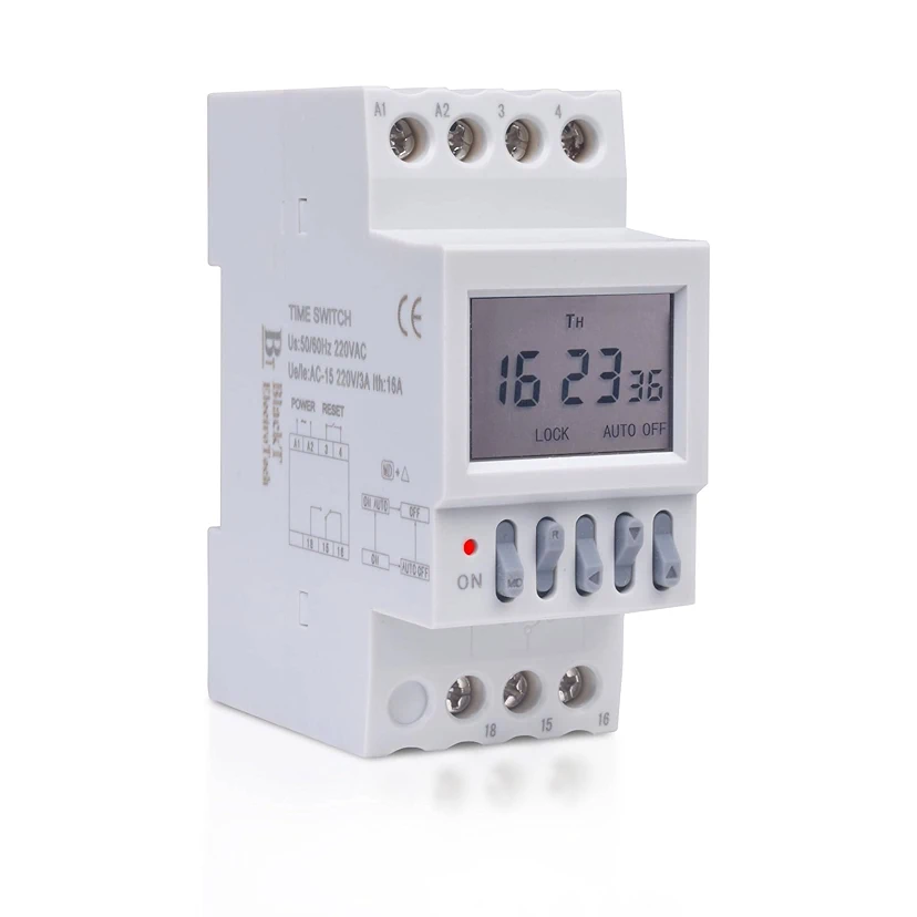 BT41BL 220V Din Rail Digital Bell Timer
