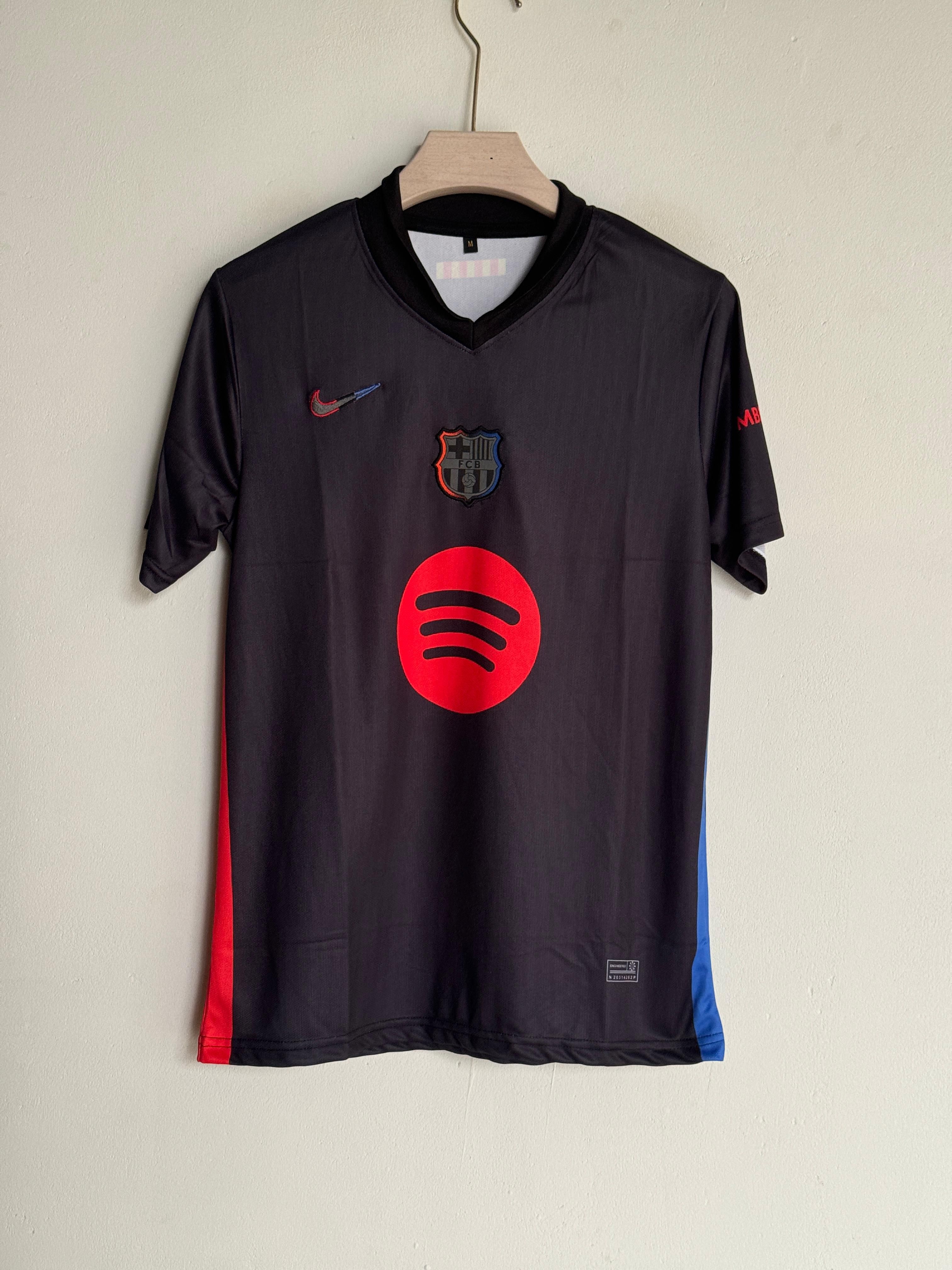 Buy BARCELONA 24-25 AWAY KIT RAPHINHA POLO EMBROIDERY | RetroMessJerseys