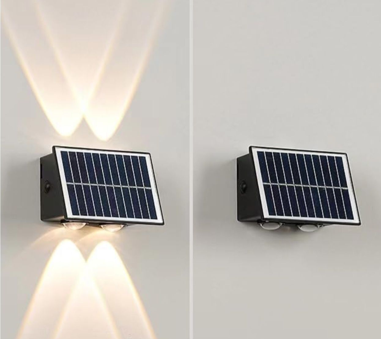 Buy Agarwal Lights Solar LED Wall Light 8W with Lens, 2by2 Up-Down ...