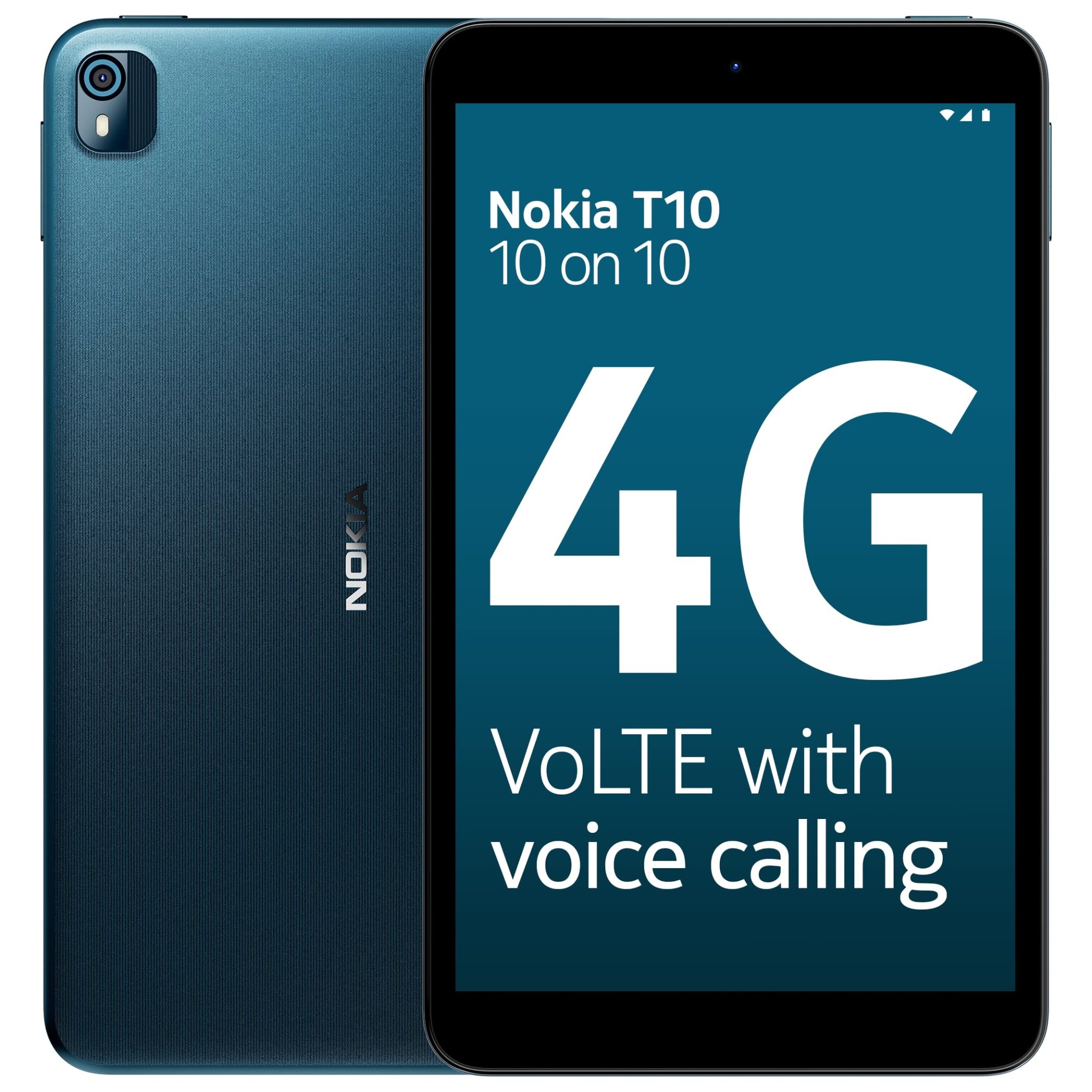 Buy Nokia T10 Android12 Tablet 8 Inch HD Display | 8MP Camera | AI Face Unlock | All-Day Battery ...