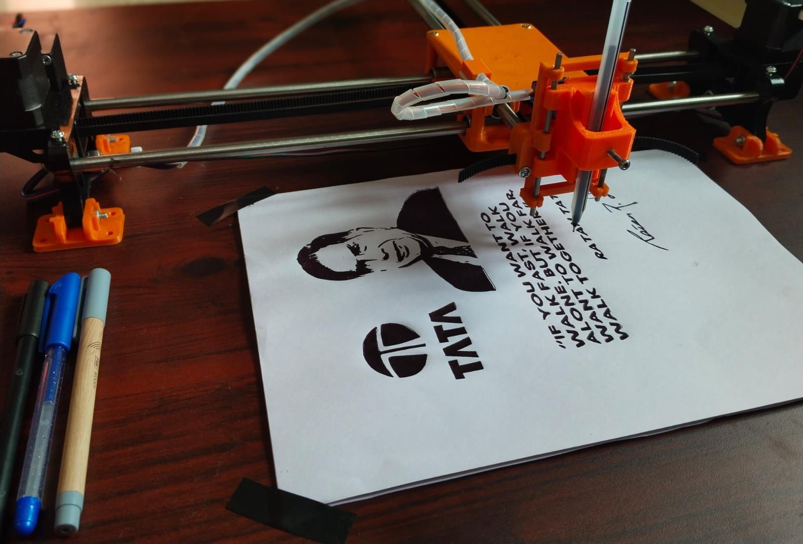 Buy U2Draw V3 Writing and Drawing machine// DRAWING AREA A4 SIZE//BLACK ...