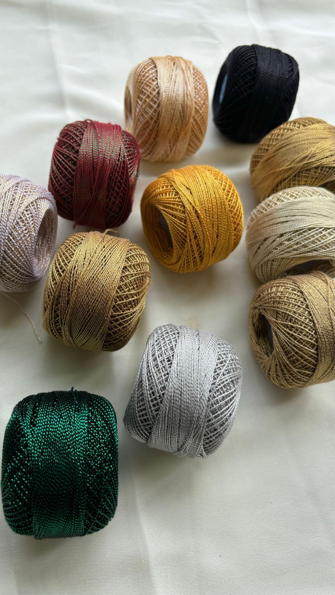 Shop online for METTALIC COTTON THREADS from SETHI'S YARN AND THREADS STORE