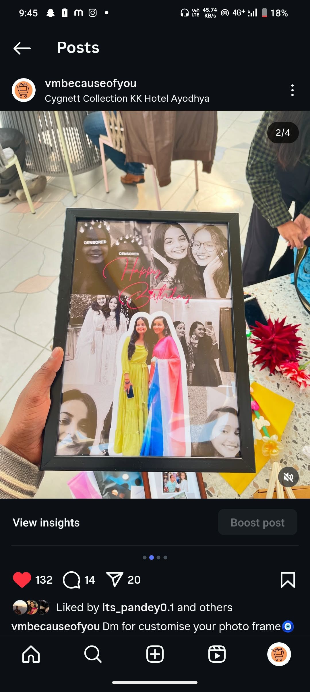 Buy Aestheti photo frame | Vmbecauseofyou