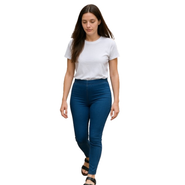 Blue Jeggings for Women – Sleek Fit by DANBRO