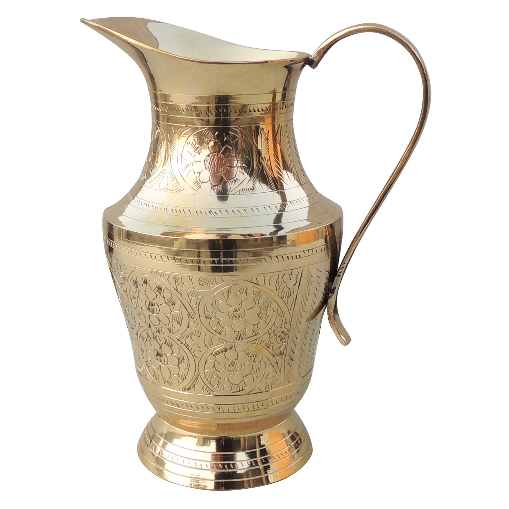 Buy Brass Drinking Water Jug, Pitcher 1 Liter (BCMAS167 C) | Metal ...