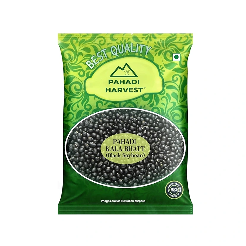 Buy Pahadi Kala Bhatt/Black Soyabean/Black Bhatt ki Dal/Black Beans ...