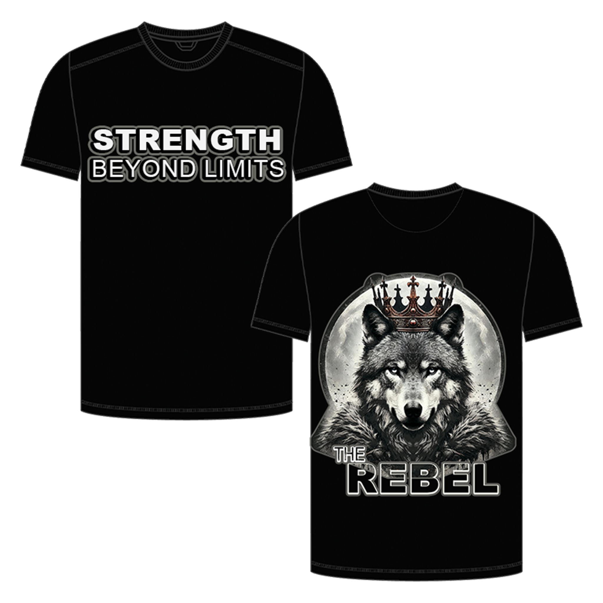 Buy The Rebel Tee - Strength Beyond Limits Oversized T-Shirt | IdentiTee