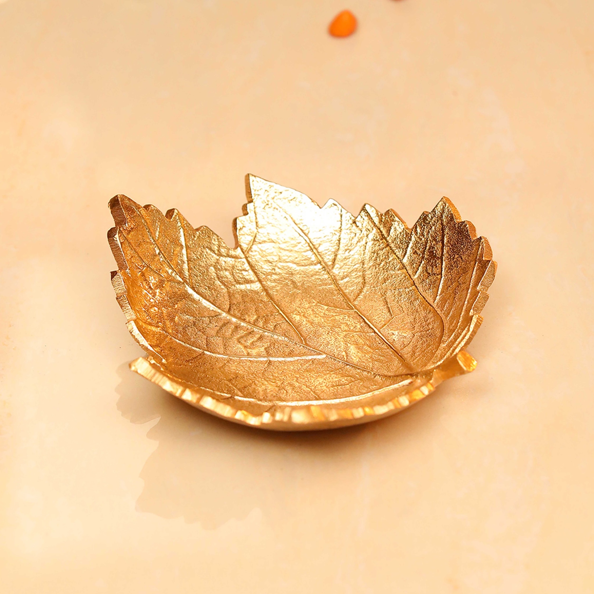 Buy Aluminium Decorative Leaf Gold Plated (AMAS098) | Metal ArtWare ...