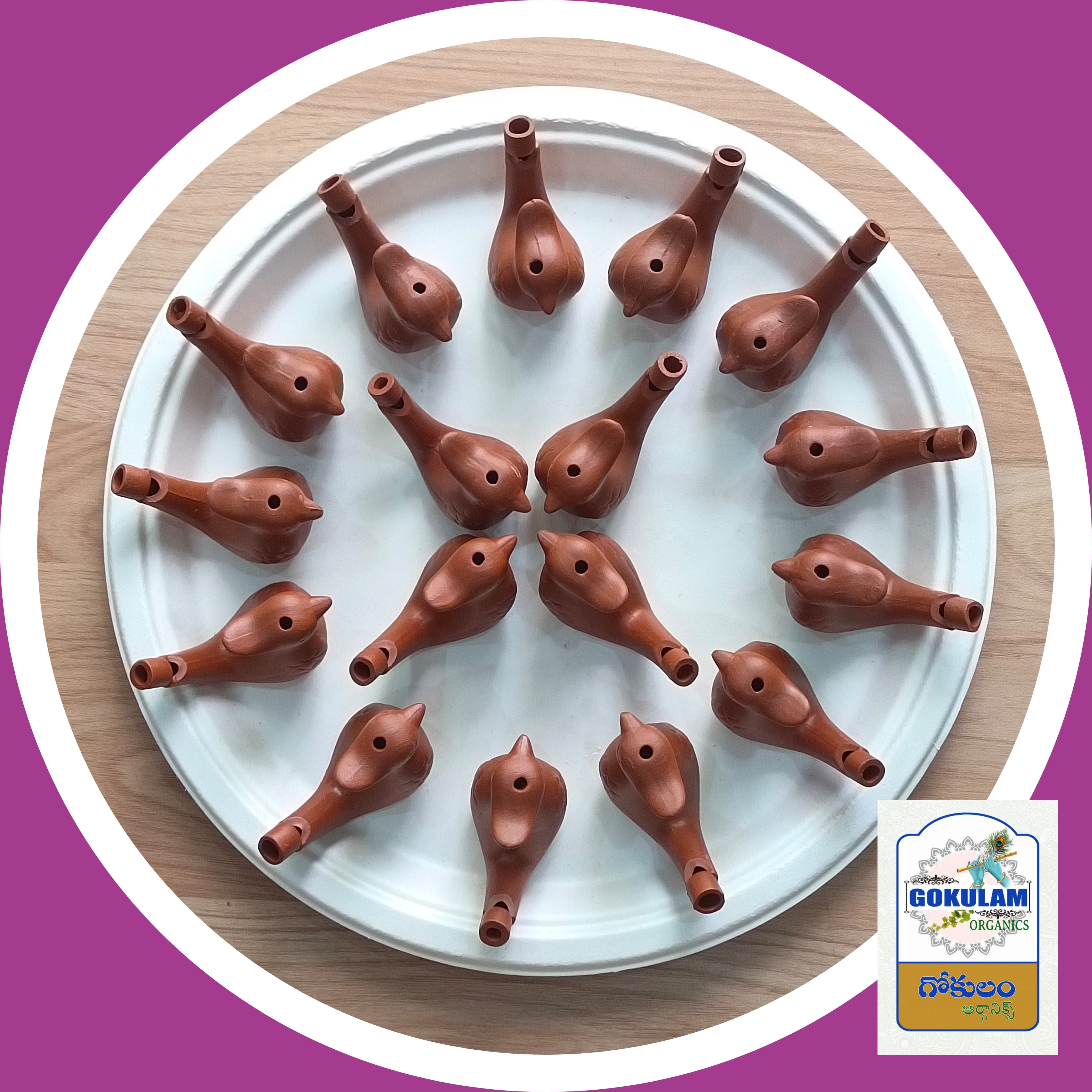 Buy Clay Bird Water Whistle | Gokulam Organics