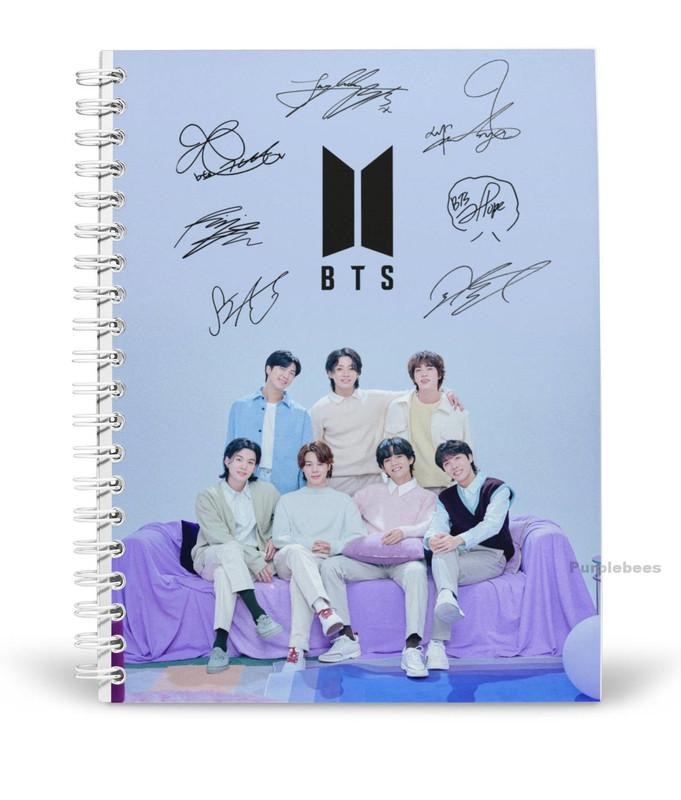 Buy BTS 10th anniversary festa Diary | Bts Printed Unruled 160 Pages A5 ...