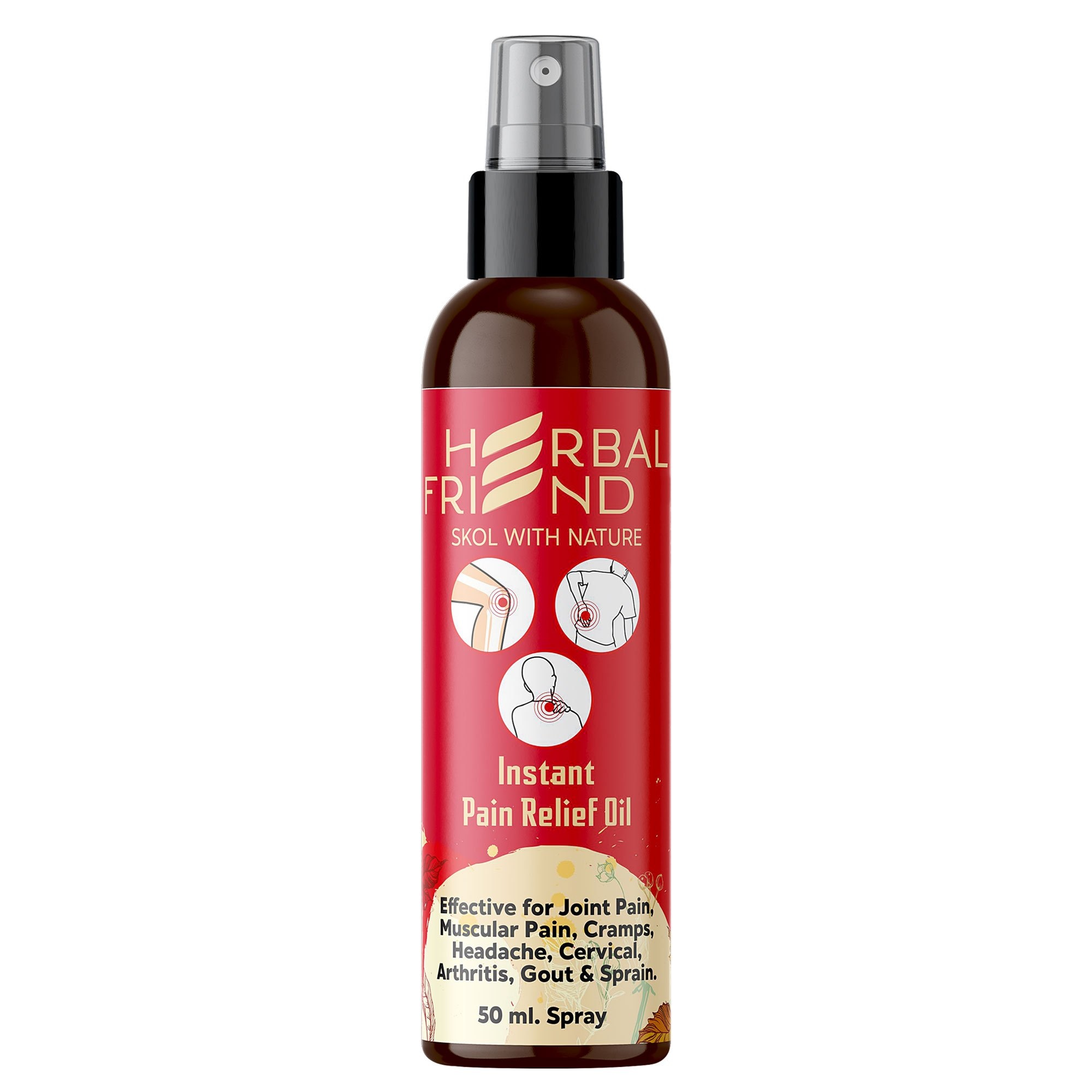 Buy Instant Pain Relief Oil Spray | Herbal Friend