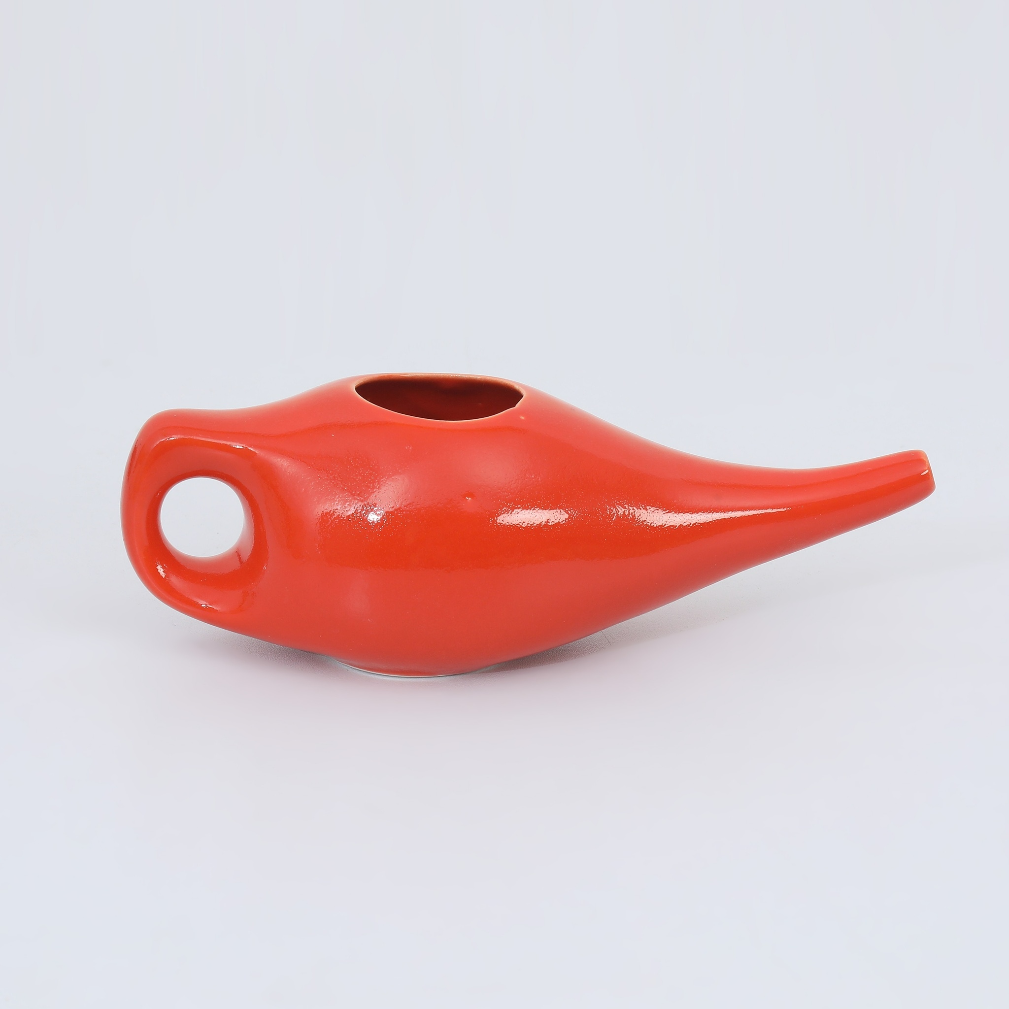 Buy Ceramic Neti Pot + Rubber | Jal Neti pots for Nasal Cleansing, Nose ...