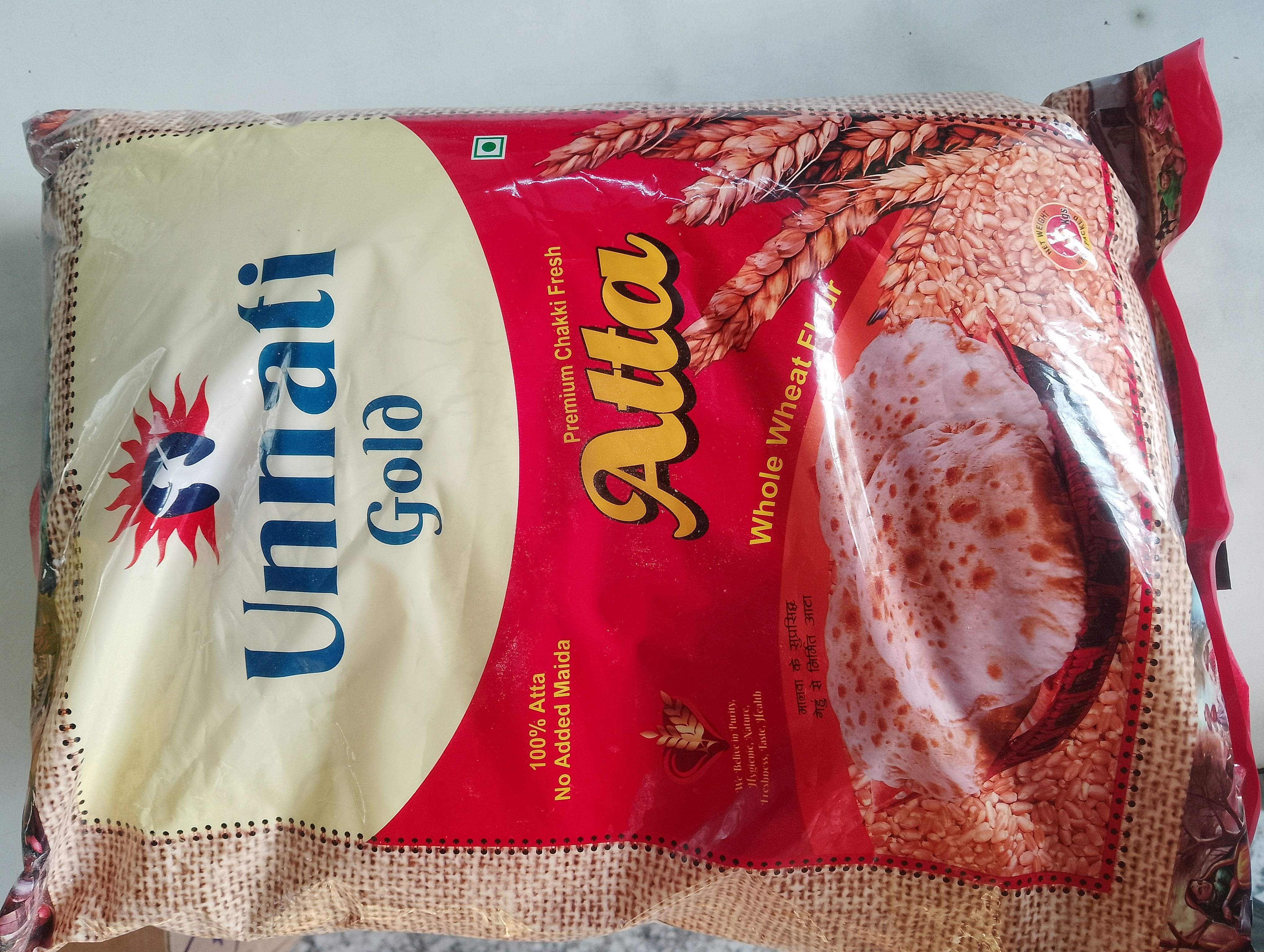 Buy AATA 5 KG UNNATI GOLD | DPMART
